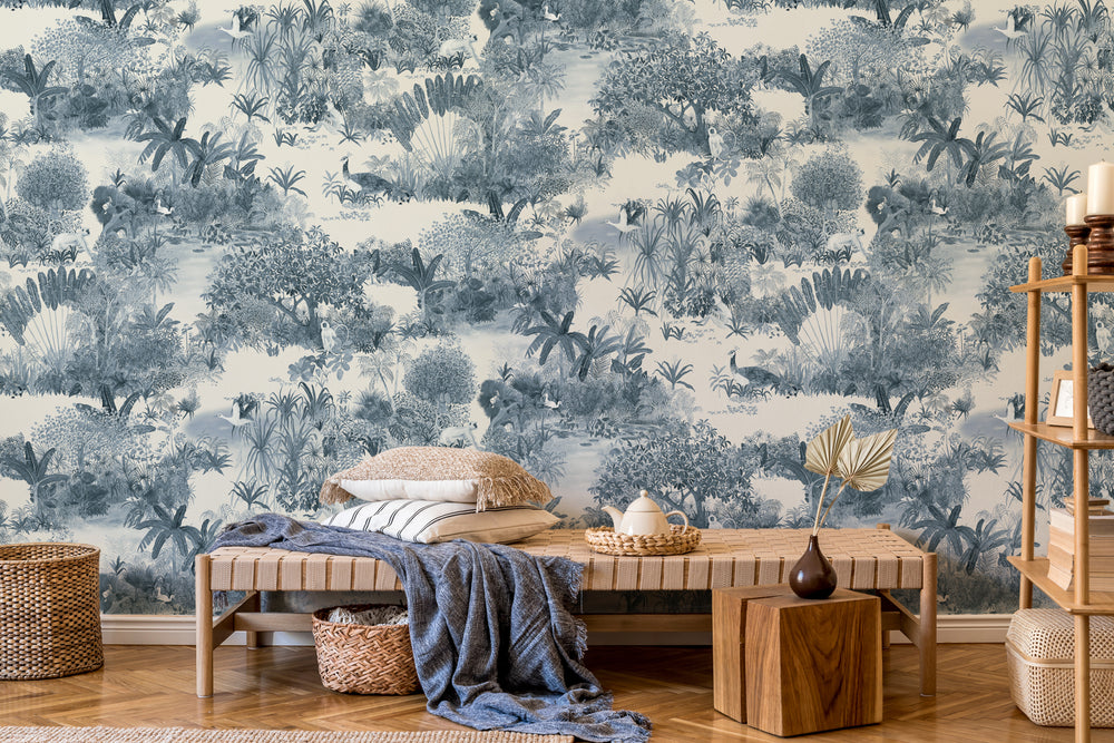 All the Forest Wallpaper from Painted Forest | Tilla x Nilaya, Asian Paints
